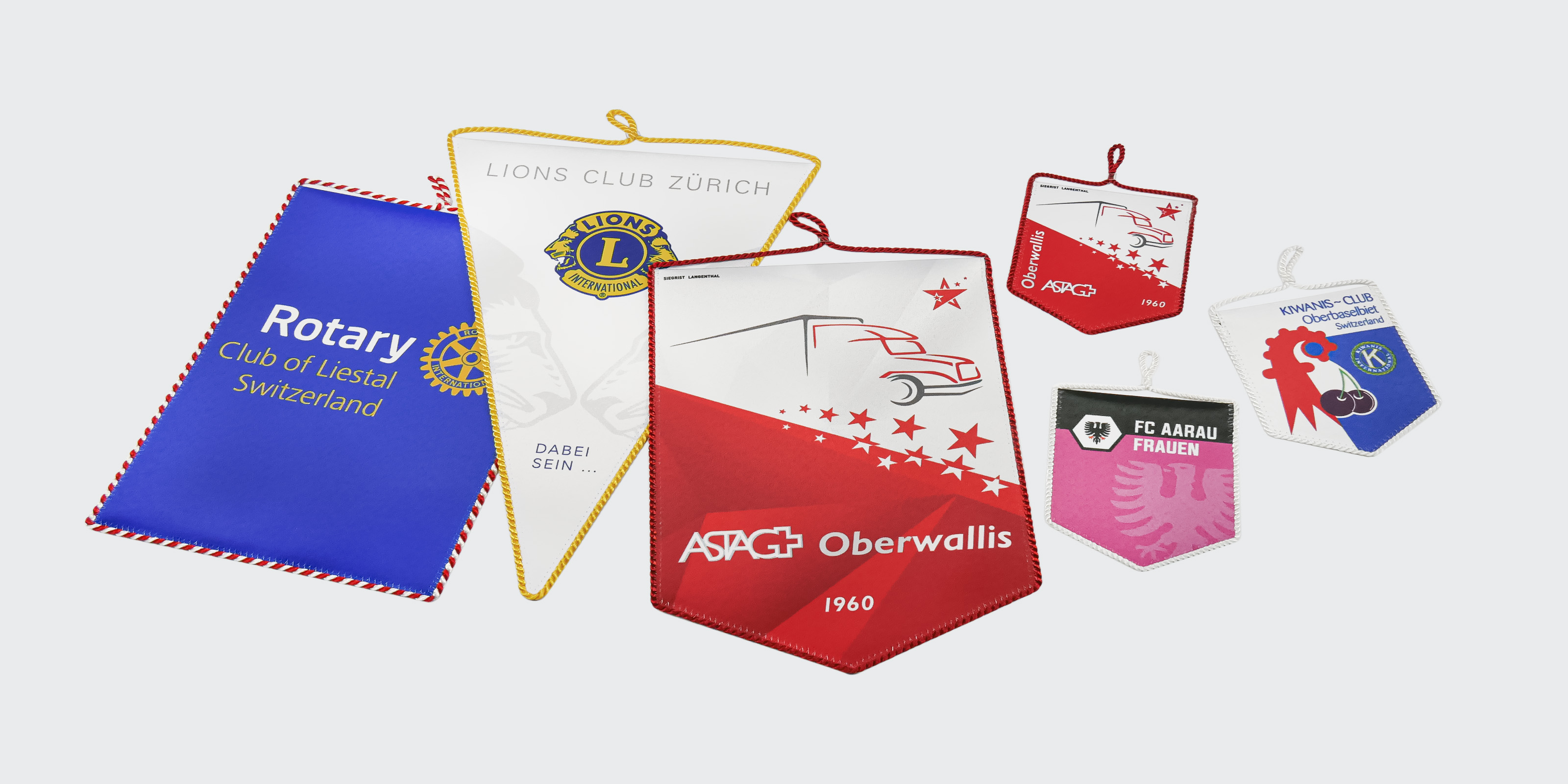 Fahnen, Vereinsfahnen und Werbeartikel | Siegrist Werbeartikel AG